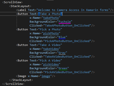 Xamarin.Forms - Camera App